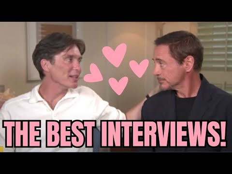 Robert Downey Jr & Cillian Murphy Best Wholesome and Funny Oppenheimer Interviews 2023