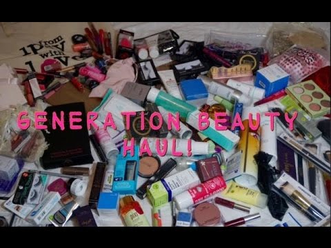 Generation Beauty 2016- HAUL - YouTube