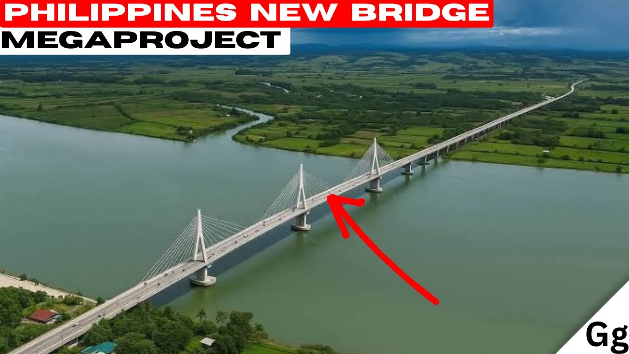 Philippines new cable stayed bridge megaproject!!! - YouTube
