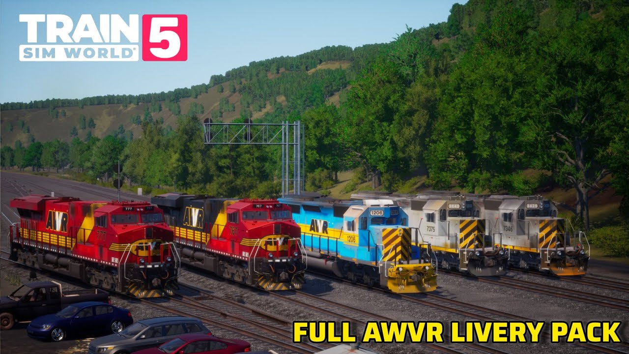 AWVR fleet from Unstoppable is finally here in Train Sim World 5! # ...