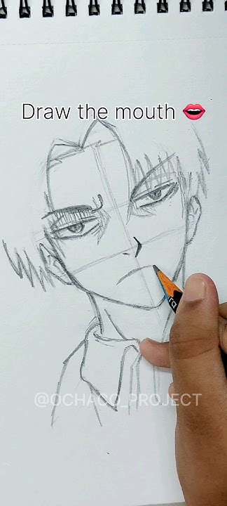 draw face 👦 like this || Anime tutorial #drawing #youtubeshorts #anime ...