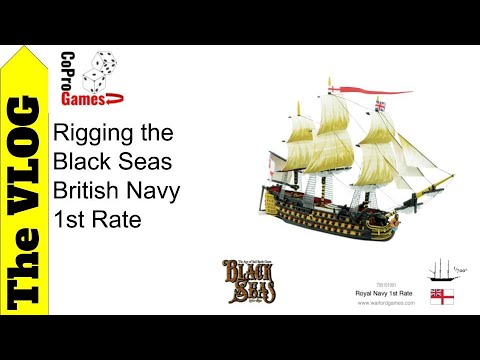 Rigging the 1st Rate Ship from Black Seas - YouTube