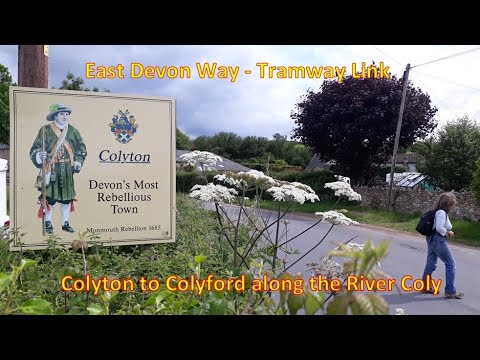 Walking East Devon Way - Colyton to Colyford - Tramway Link - YouTube