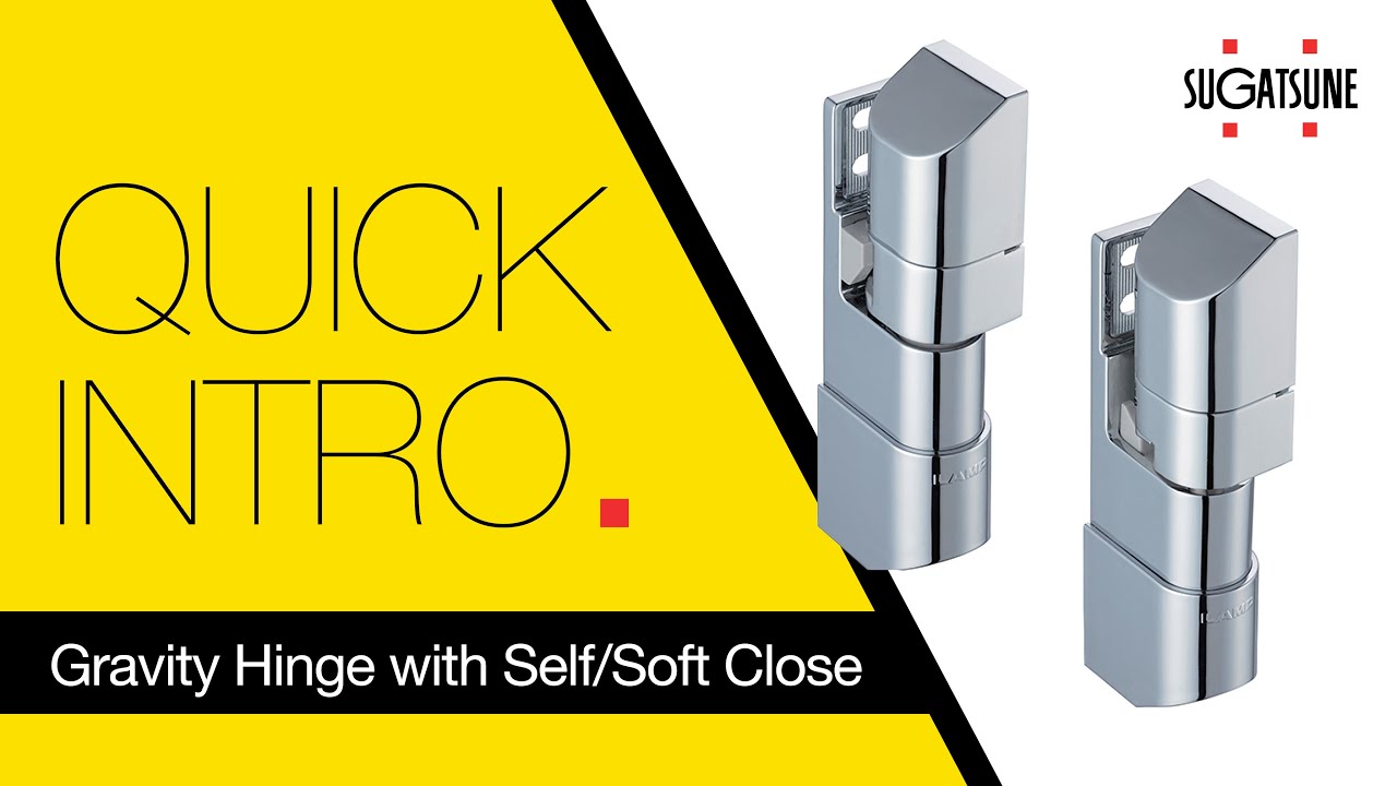 Gravity Hinge with Self/Soft Close HG-JG150 - YouTube