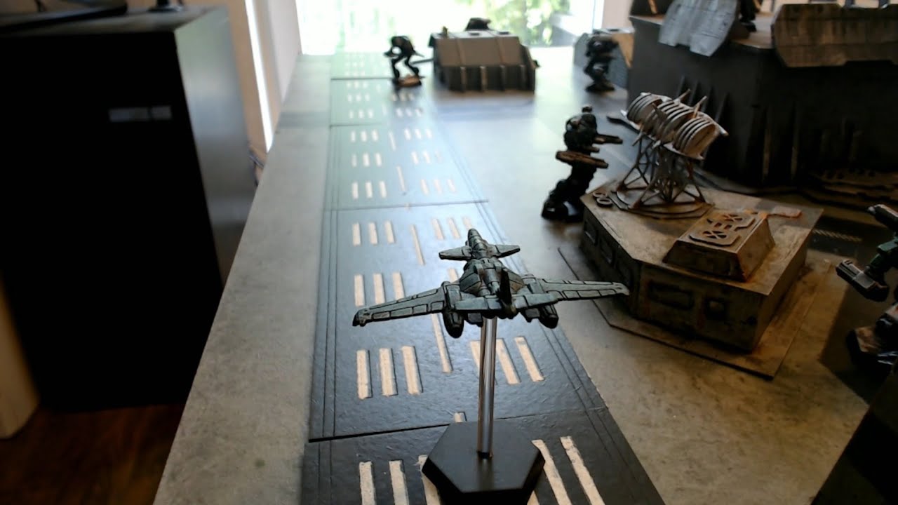 BattleTech Space Port Terrain Build Part 2 ( With MDF kits from Iliada ...