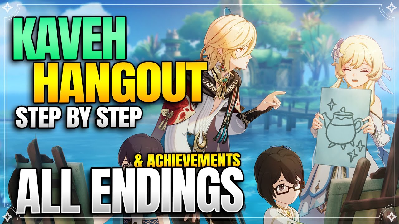 Kaveh Hangout Event All Endings + Achievements -【Genshin Impact】 - YouTube