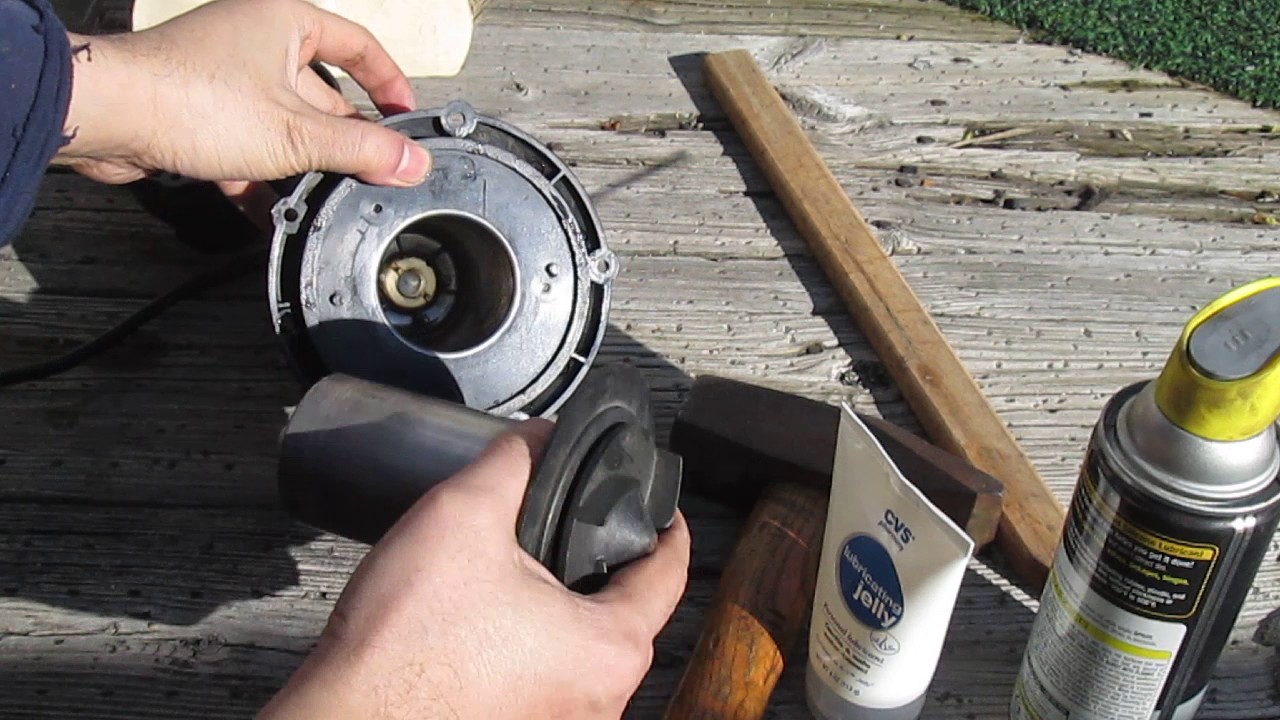 DIY Repair Unclog Impeller - Cleaning Proline Submersible Water Pump ...