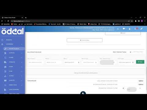 E-Arşiv Fatura Nasıl Oluşturulur ? ÖDEAL