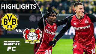 Borussia Dortmund Vs Bayer Leverkusen 2 3 Extended Highlights All Goals ...