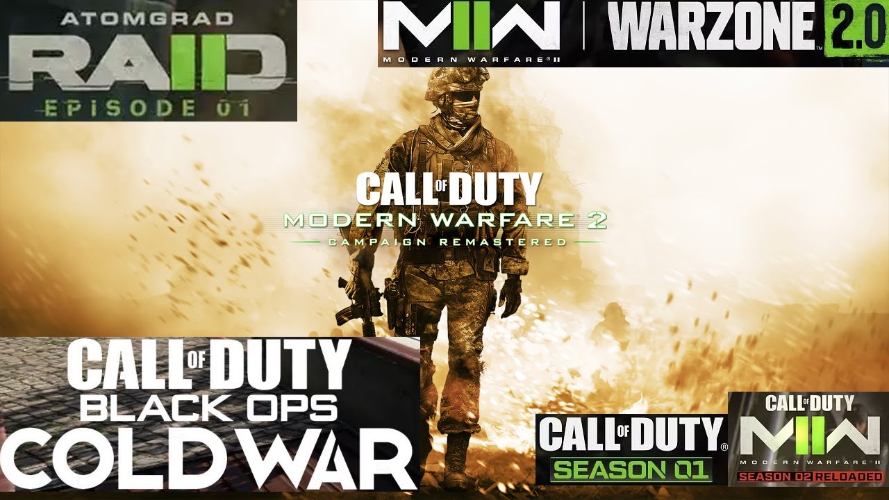 Call of Duty 2 Vanguard COD Black Ops Cold War COD Modern Warfare 3 Warzone Caldera Raid COD ...