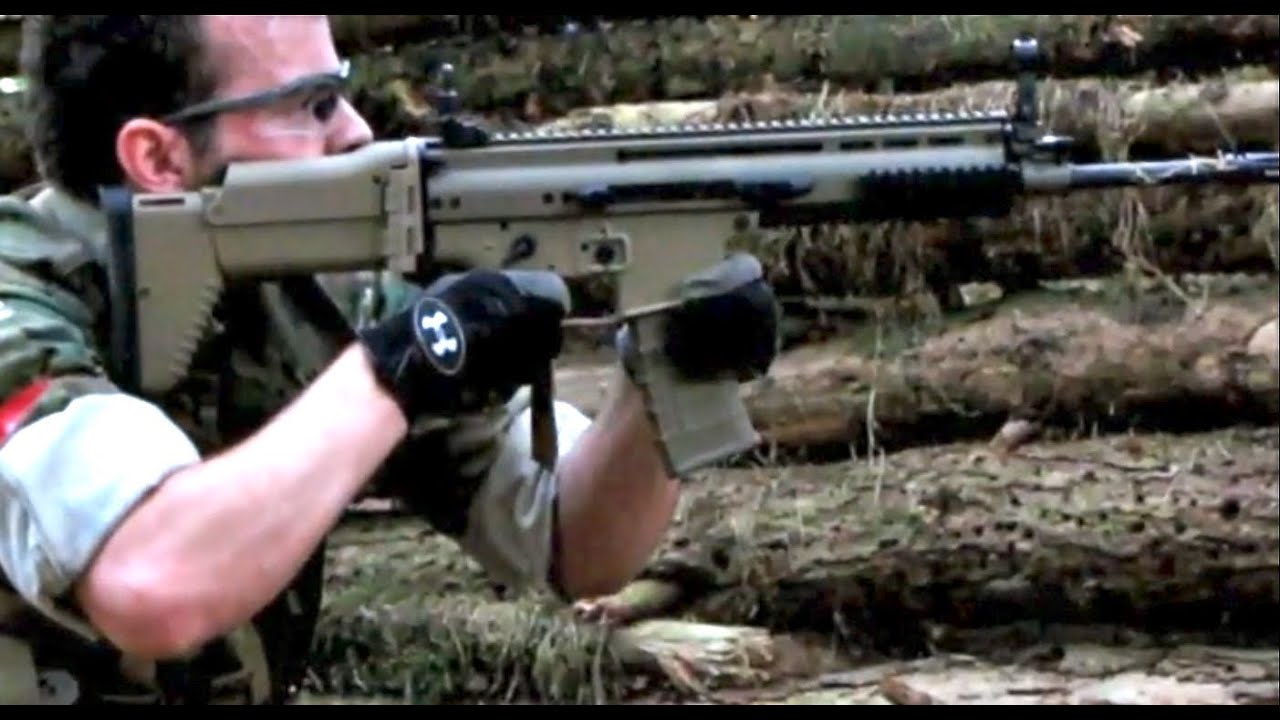 Airsoft War G36C AK47 MP44 M1A1 POW Scotland - YouTube