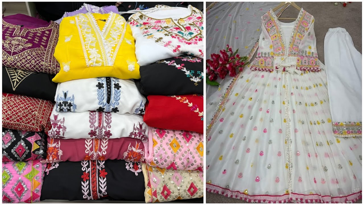 Pakistani catalog design party wear ready three piece at craziest offer ...