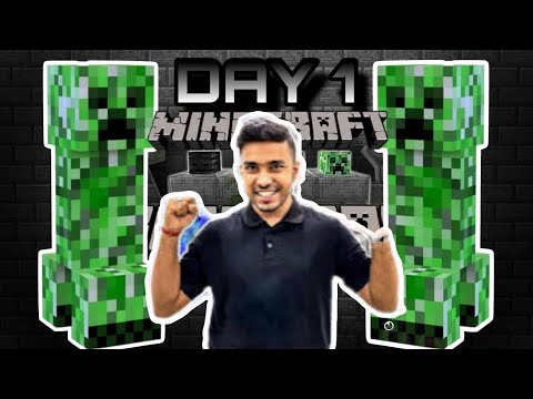 MINECRAFT 1ST DAY GONE WRONG😮 [MINECRAFT] - YouTube