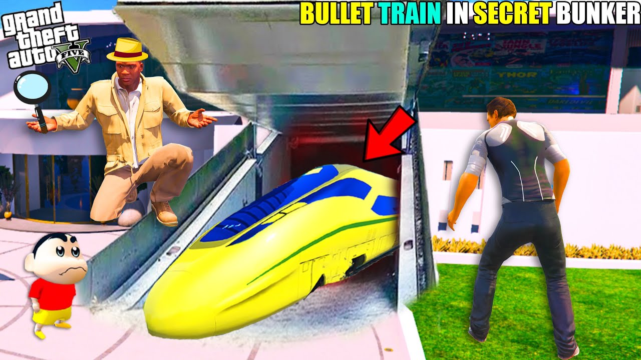 Franklin Find Bullet Train In The Most Ultimate Secret Tunnel Near ...