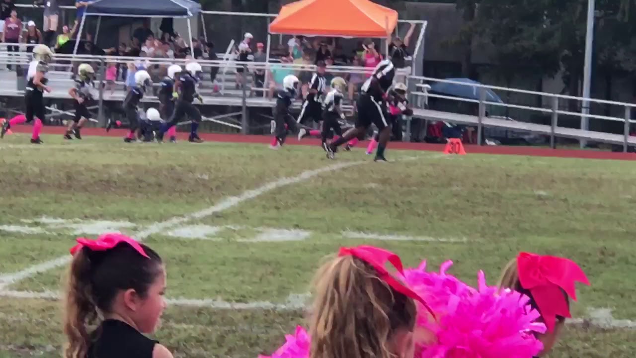 11 year old Dean Calhoun for the hard earning TD! - YouTube