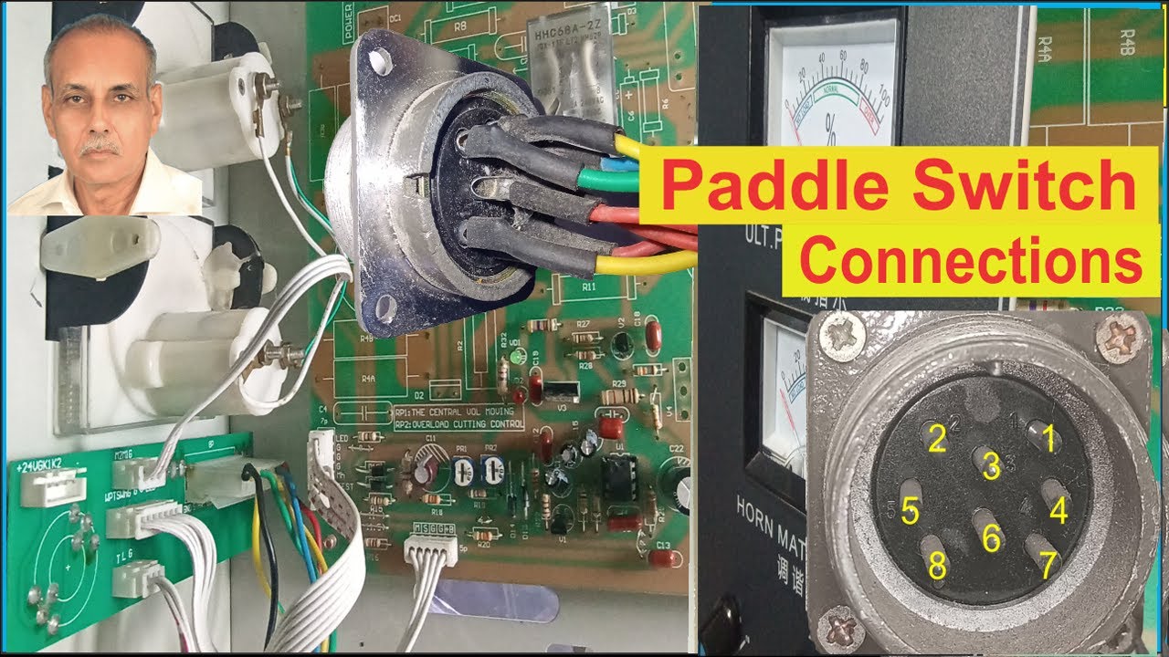 Paddle Connection in Ultrasonic Generator Box . Relay Function and ON ...