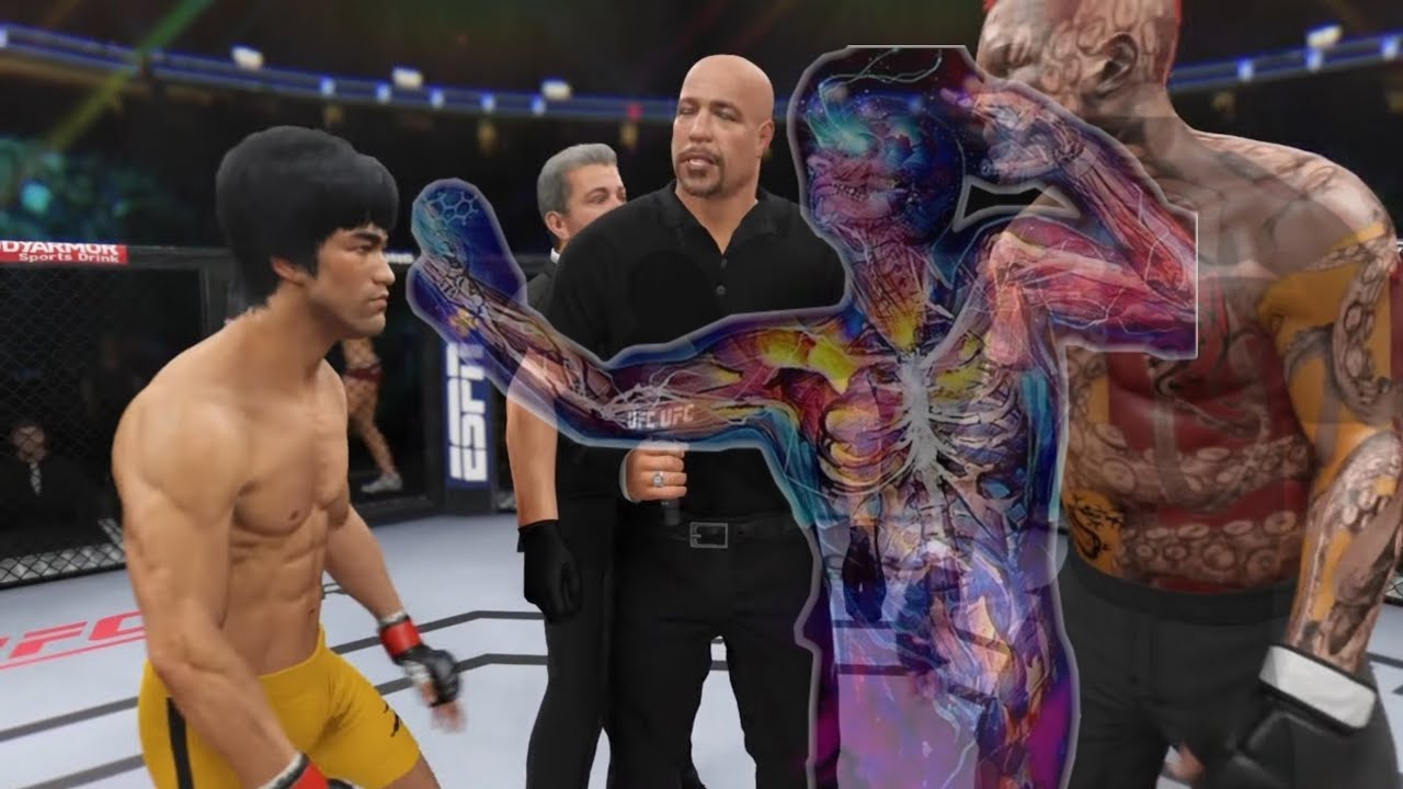 UFC4 | Bruce Lee vs Essence Black (EA Sports UFC 4) - YouTube