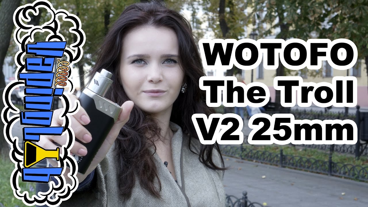 Обзор дрипки WOTOFO The Troll RDA V2 25mm - YouTube