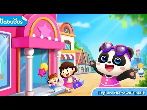 Children's Game PANDA 🐼TOWN ; MALL | game zone - YouTube