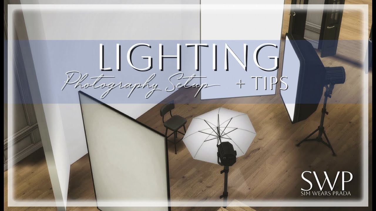 PHOTO LIGHTING SETUP | SIMS 4 | MUST HAVE! - YouTube