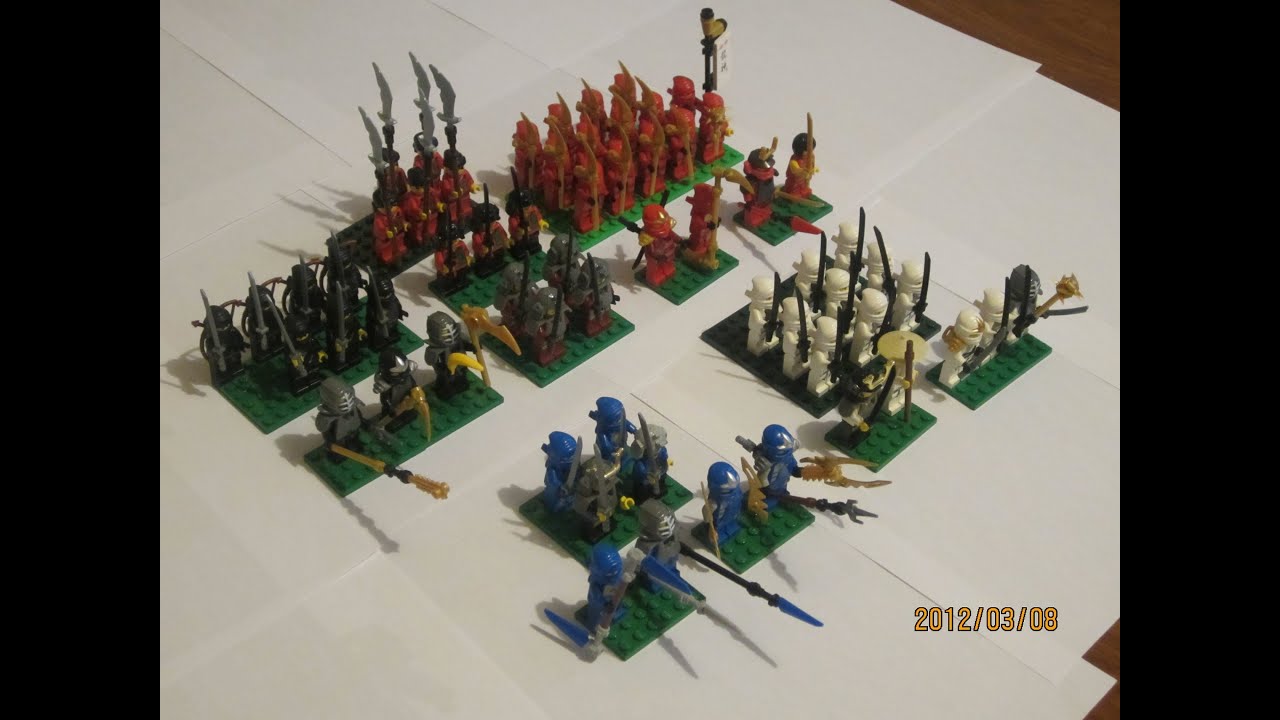 My Lego Castle Ninjago 2012 Ninja Army March 2012 - YouTube