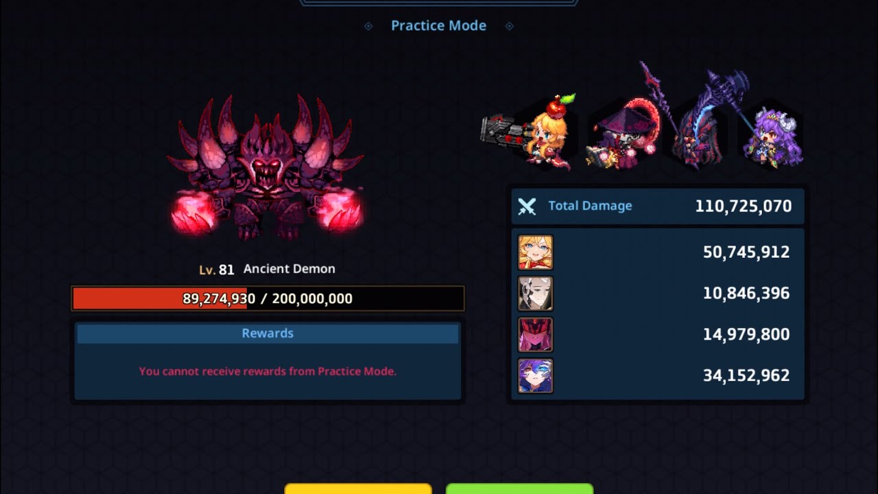 Guardian Tales - Raid - Demon 81 (Fire) [Elvira-1CC-Chun Ryeo-Andras ...