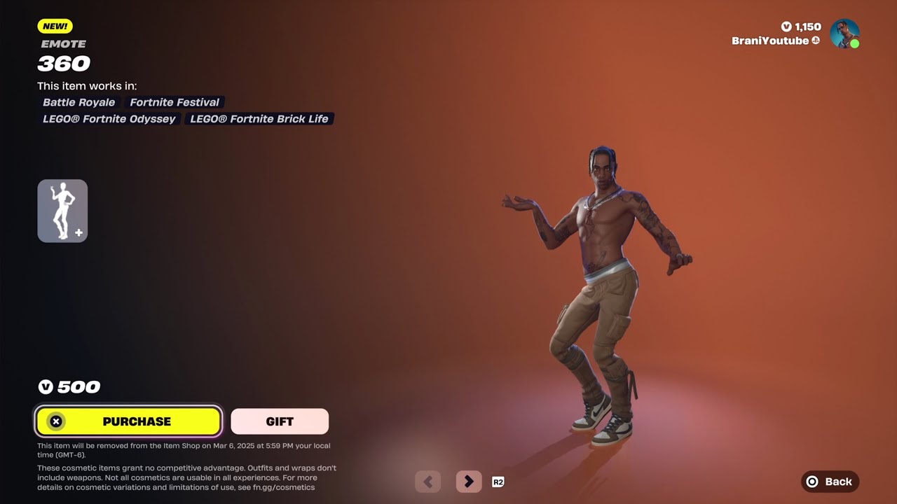 360 | Fortnite Emote - YouTube