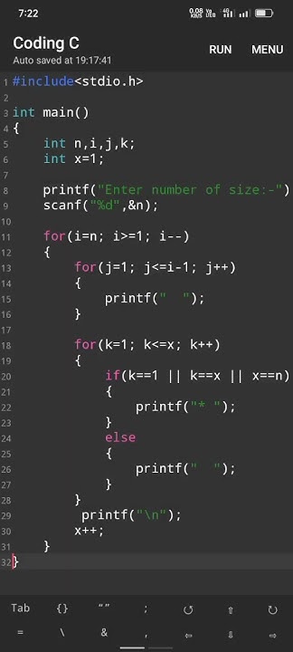 Pattern Program C Programming Shorts Coding Youtube