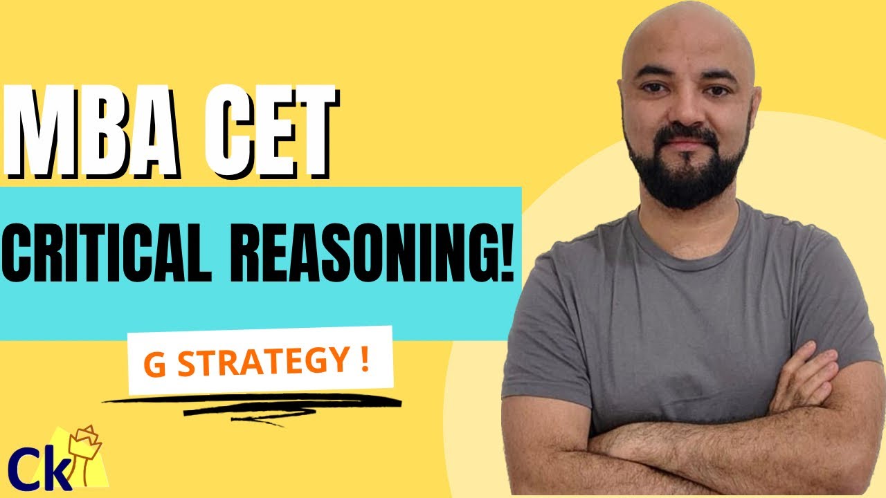 Critical Reasoning | Complete Revision | G Strategy | 10 marks in MBA ...