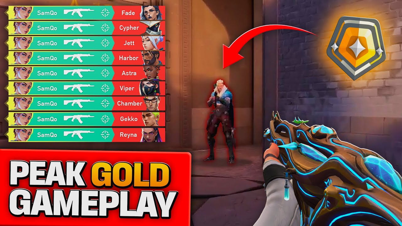 Peak Valorant Gold gameplay - YouTube