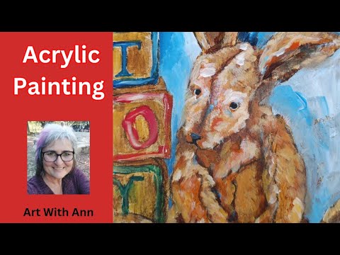 How to paint in acrylics | how to Paint a teddy | how to paint ...