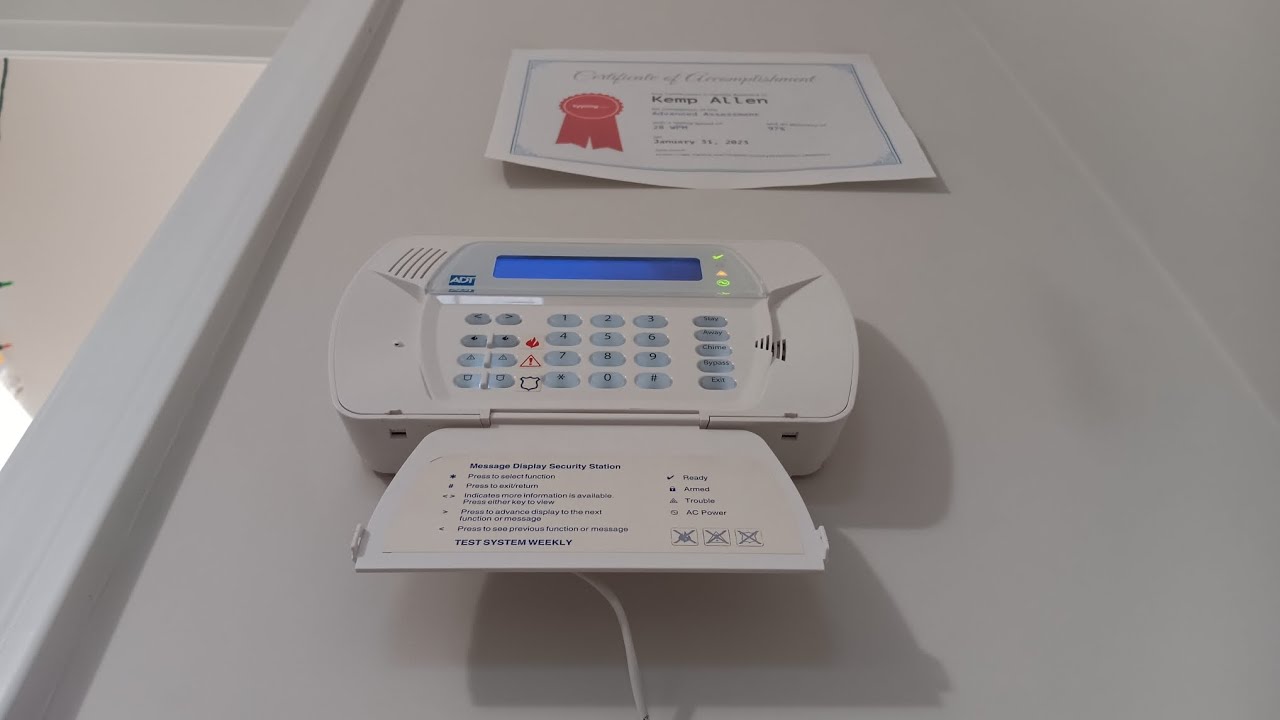 ADT Impassa April system test - YouTube