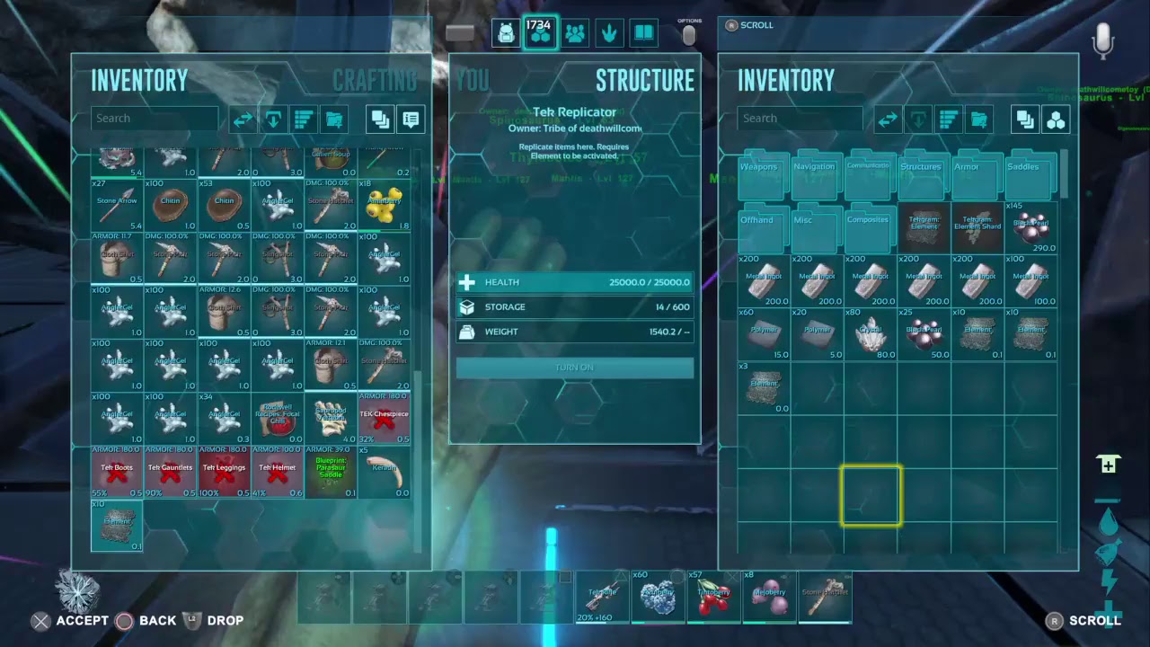 Ark Alpha Tek Cave look - YouTube