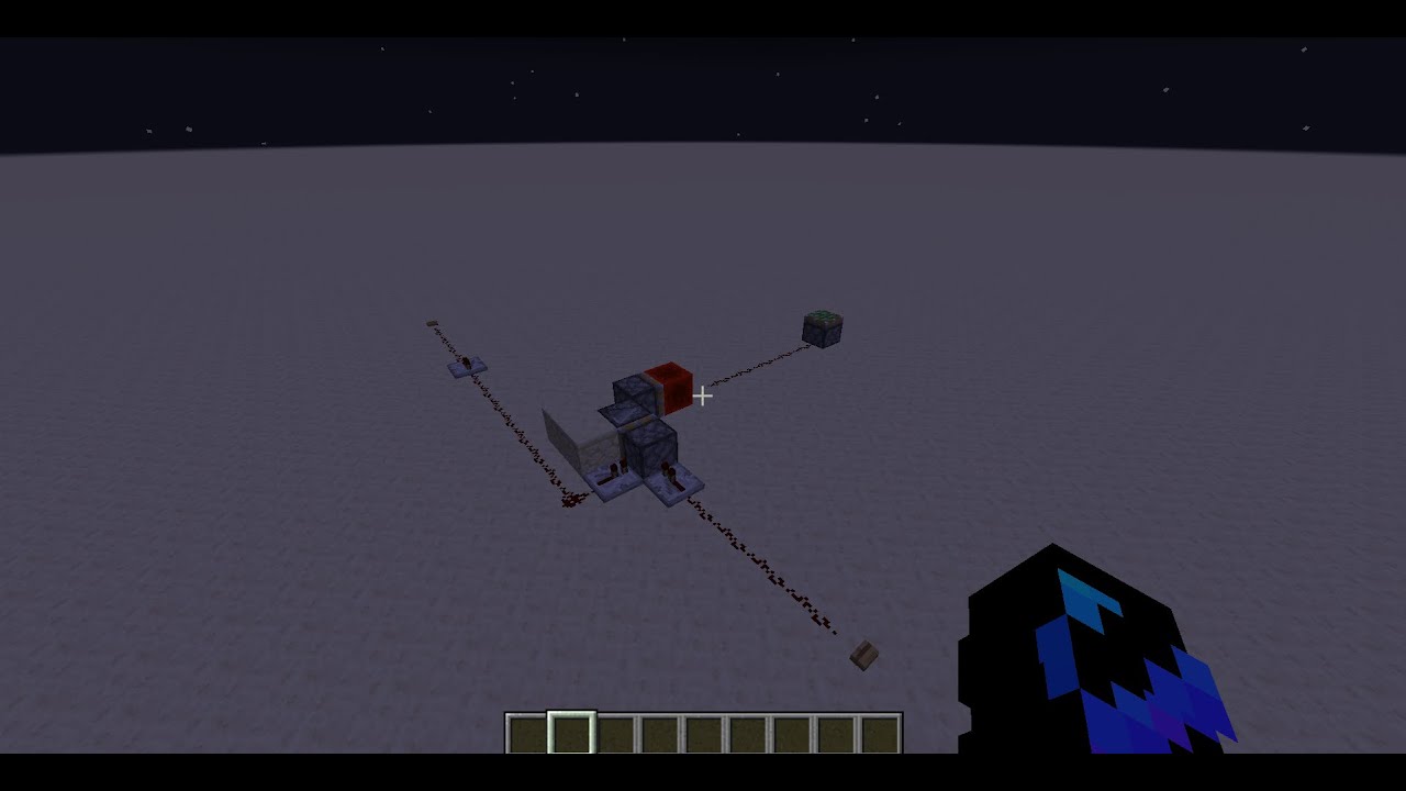 Super easy 2 way minecraft redstone key - YouTube