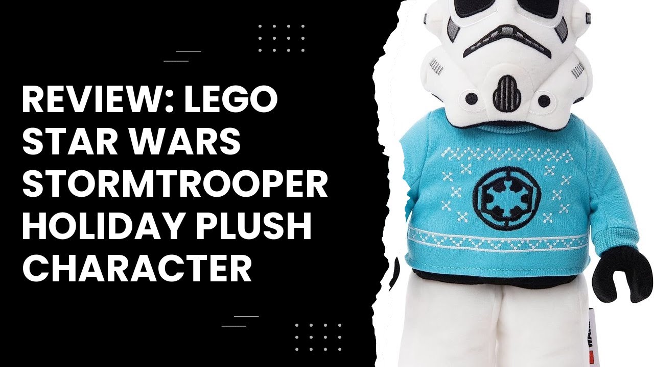 Review: Lego Star Wars Stormtrooper Holiday Plush Character - YouTube