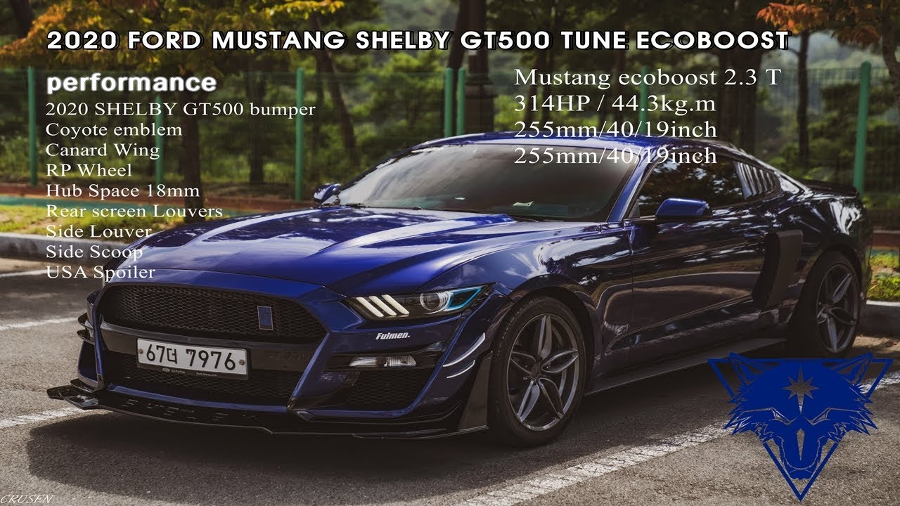 2020 FORD MUSTANG SHELBY GT500 TUNE. 2020쉘비 GT500 범퍼 튜닝 머스탱. - YouTube