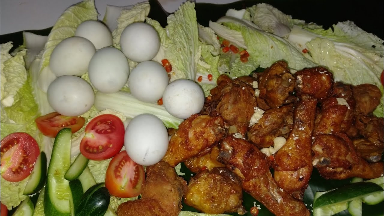 Organic Chicken🍗 & Balut with Veggies🥬🌶️🍅🥒 - YouTube