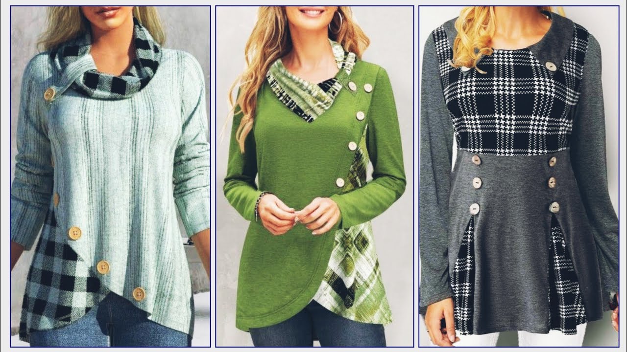 very stylish beautiful winter collection girls top design👗 - YouTube