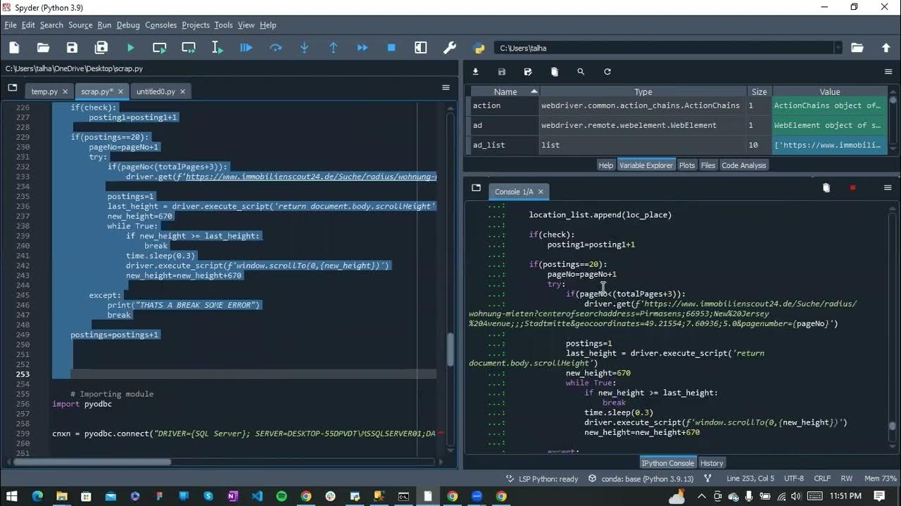 Web Scraping using Selenium | Web driver - YouTube