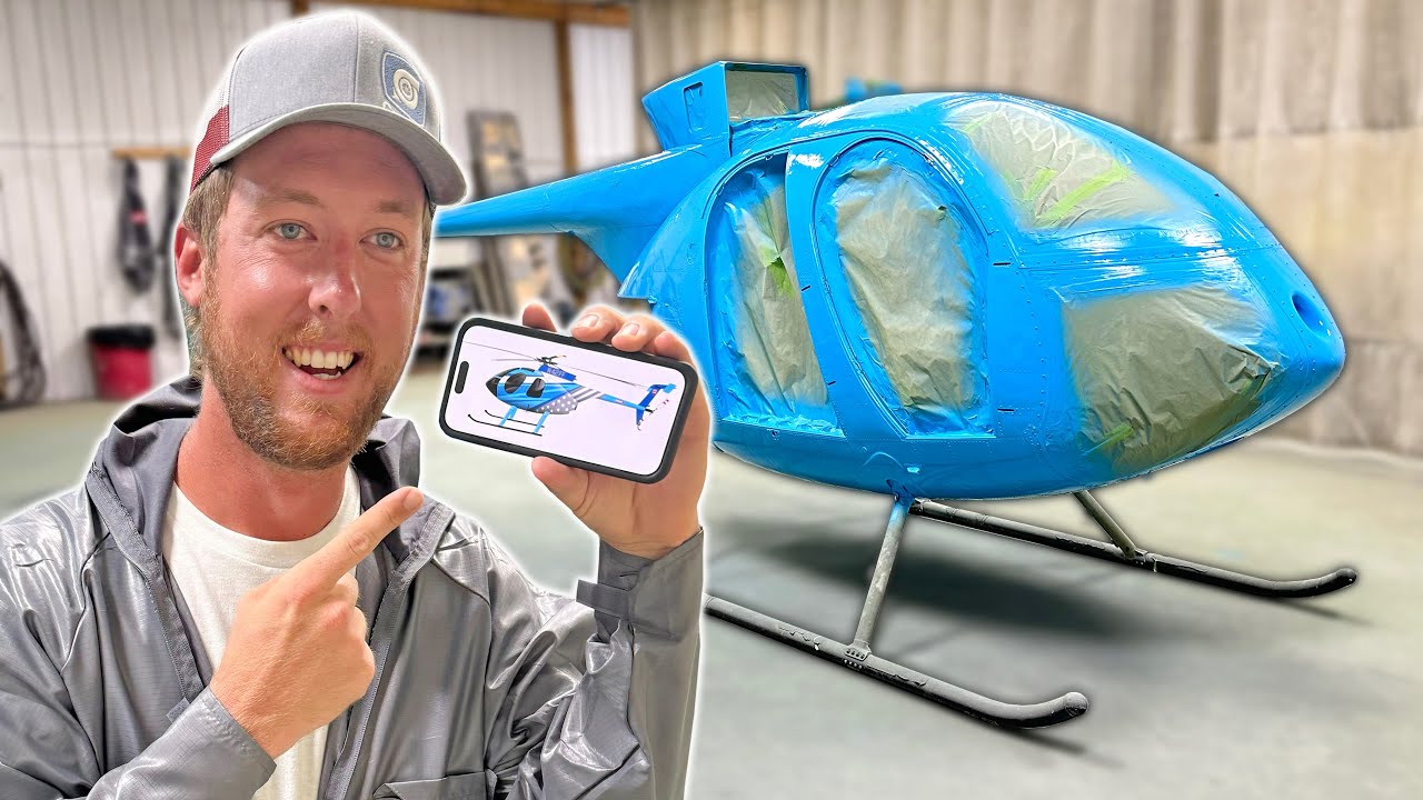 Starting a $30,000 Paint Job On Our South American Helicopter!!! - YouTube