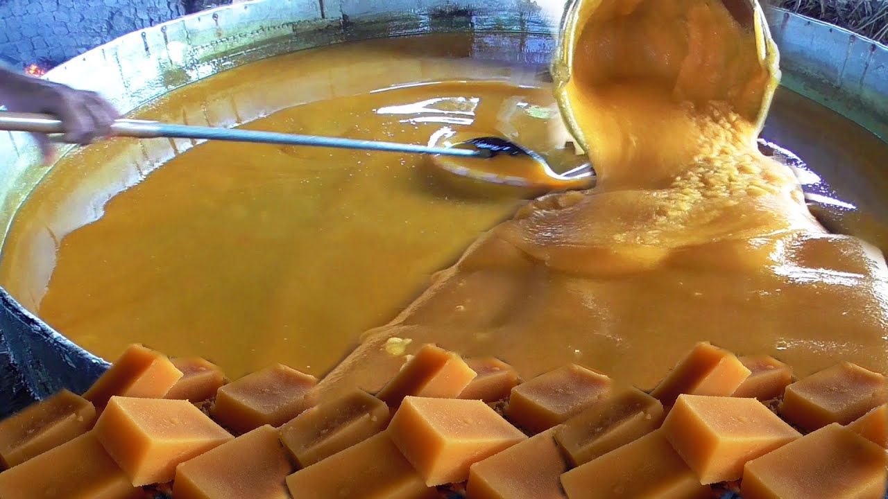 Jaggery Making Process Video | GUR make | Organic Vellam | How to Make ...