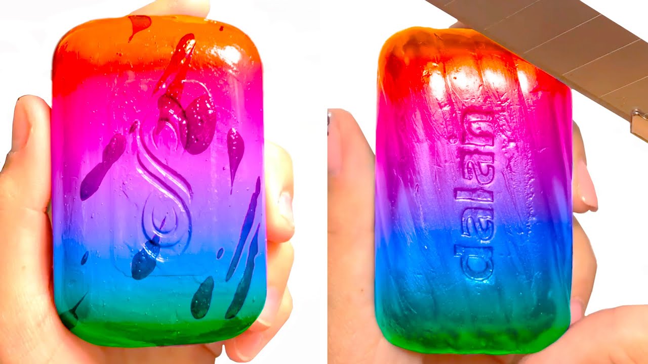 1 Hour Satisfying Soap Crushing Videos - Relaxing Soap Cutting ASMR for ...