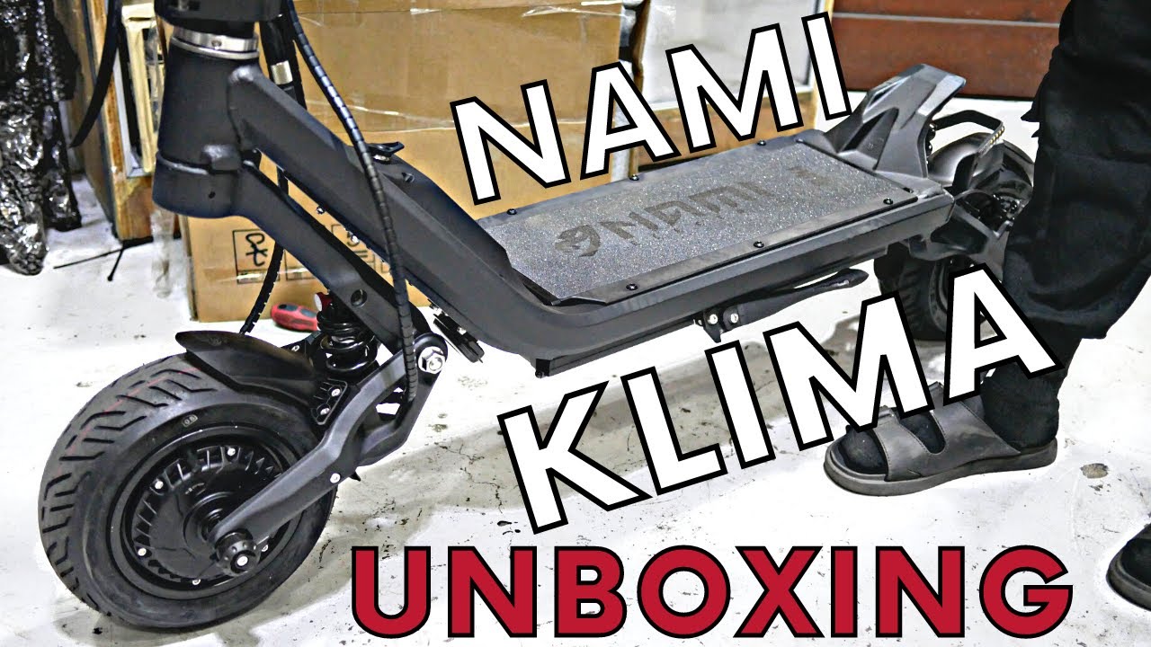 Nami Klima Electric Scooter Unboxing! - YouTube
