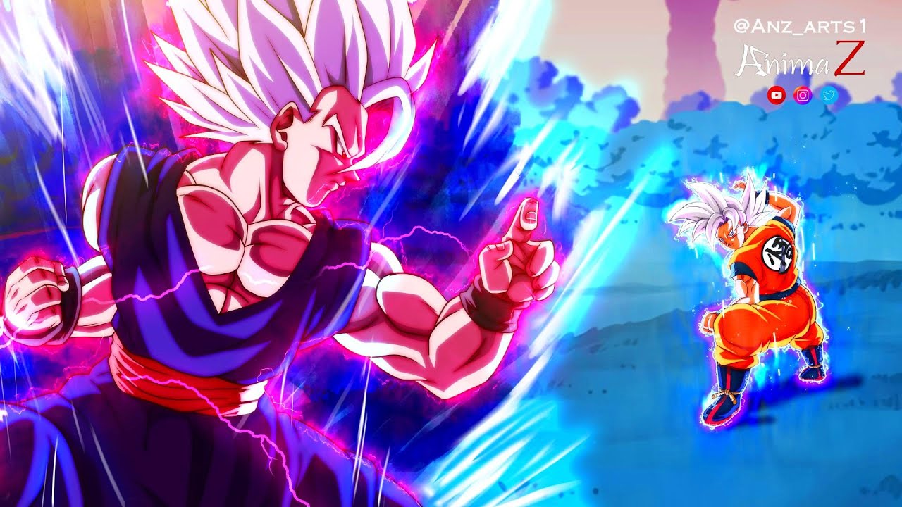 MUI Goku vs. Beast Gohan Extended Cut - YouTube