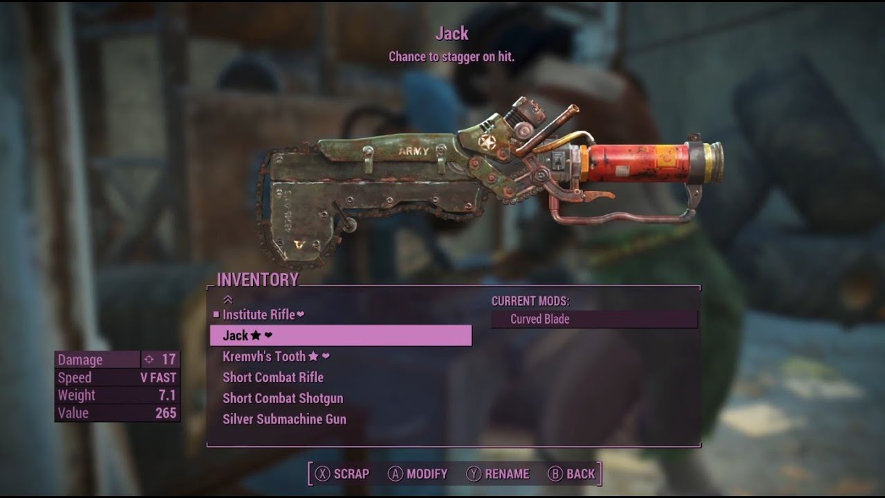 Fallout 4 Half Blind: Jack Jack the Ripper Ripper - YouTube