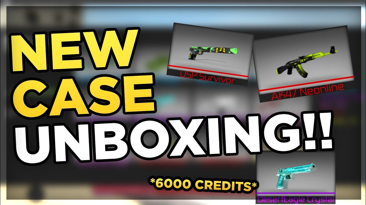 New Counter Blox Case Unboxing (Hiatus Case) (6000 Credits) - YouTube