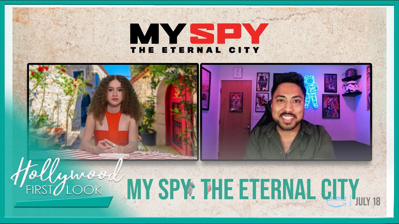 MY SPY: THE ETERNAL CITY (2024) | Interviews with Chloe Coleman, Flula ...