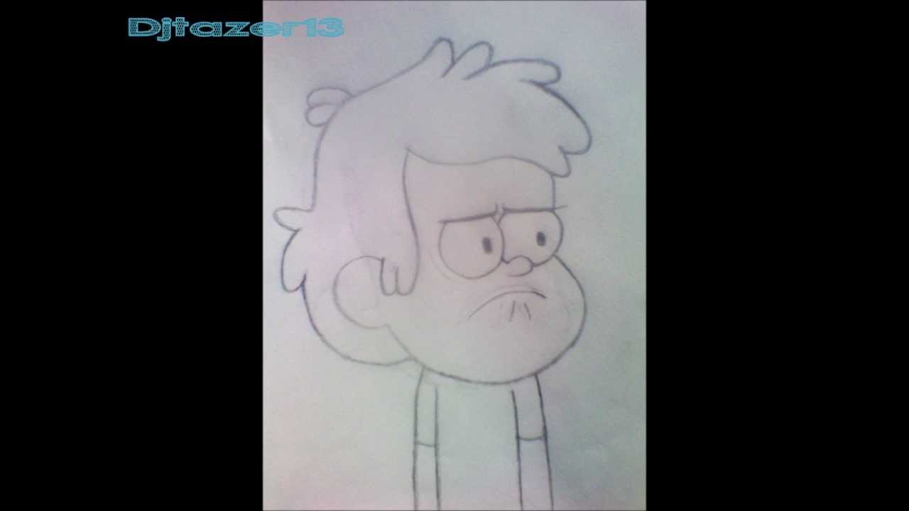 How to draw Dipper Pines(Gravity Falls) by Djtazer13 - YouTube