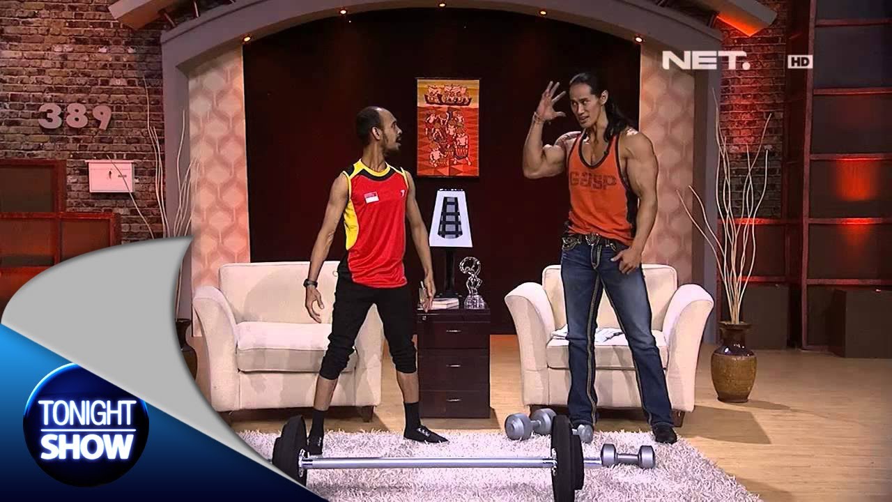 Tonight Show - Krempeng Kurus jadi Binaragawan - Ade Rai - YouTube