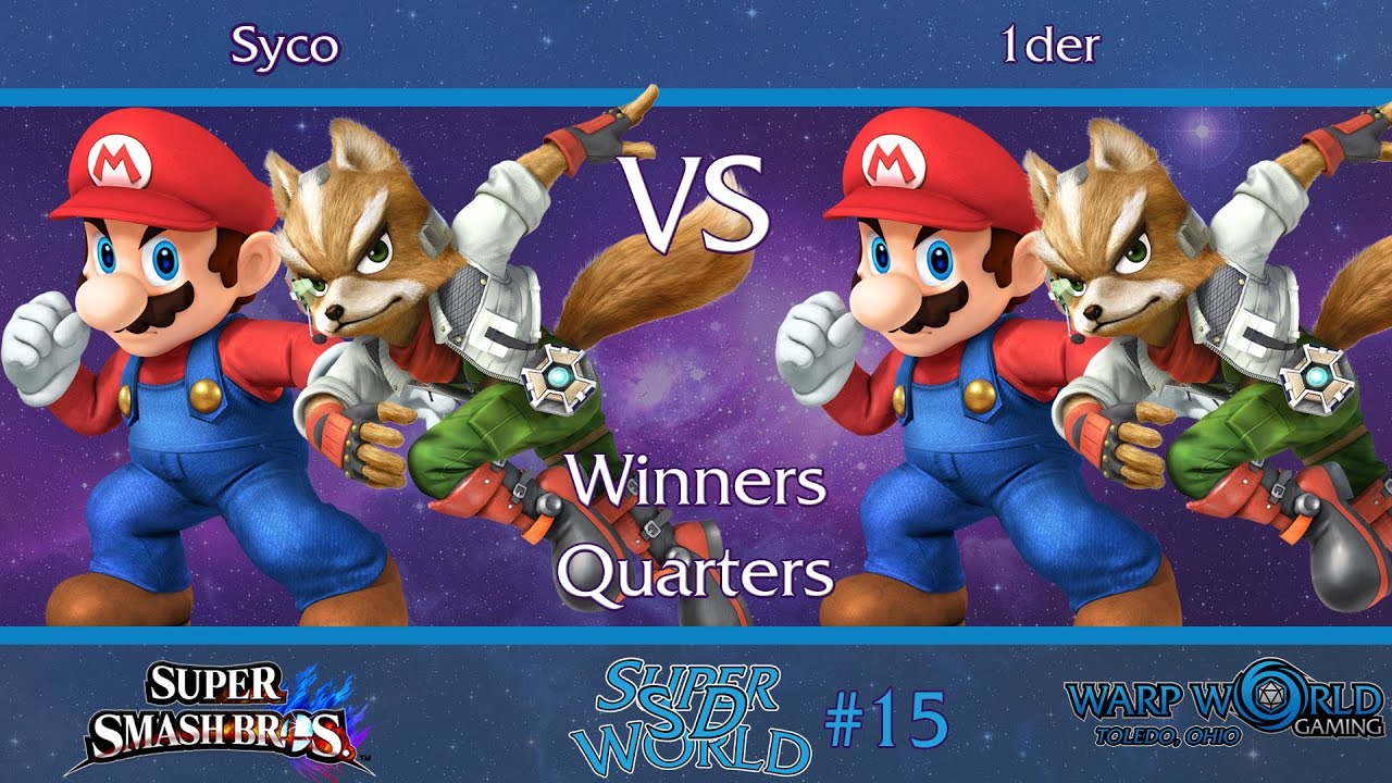 Super SD World #15 | 1der (Mario,Fox) vs Syco (Fox,Mario) - YouTube